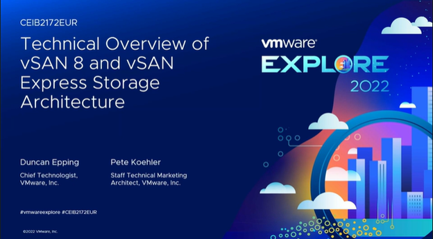 Présentation de vSAN ESA - Metanext